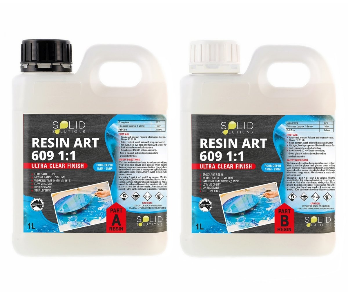 Epoxy Resin Art 609 1:1 | 2L Kit – Solid Solutions