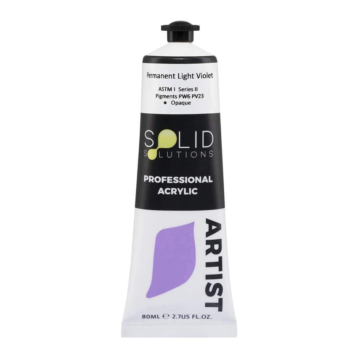 Professional Artist Acrylic Paint | Permanent Light Violet S2 - 80mL ...