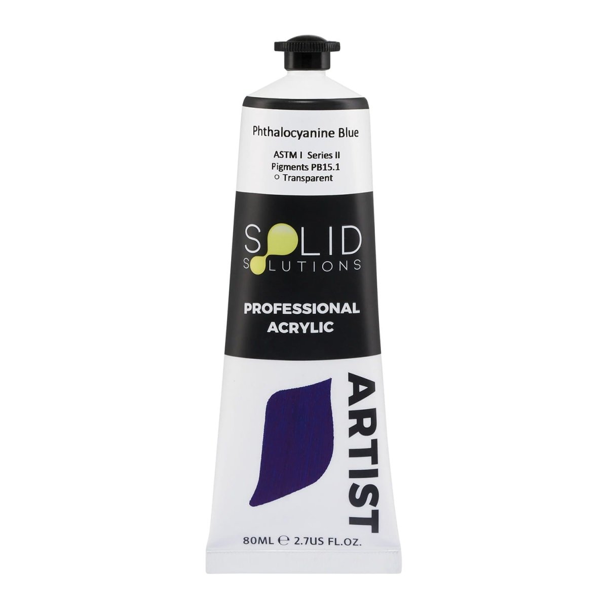 Professional Artist Acrylic Paint | Phthalocyanine Blue S2 - 80mL ...