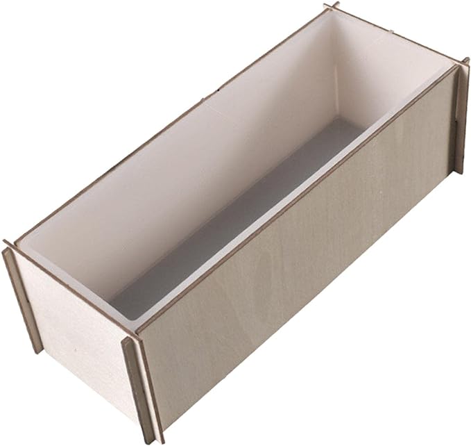 Silicone Mould - 1 x Deep Rectangle Cuboid with Casing Mould 18.1cm x ...