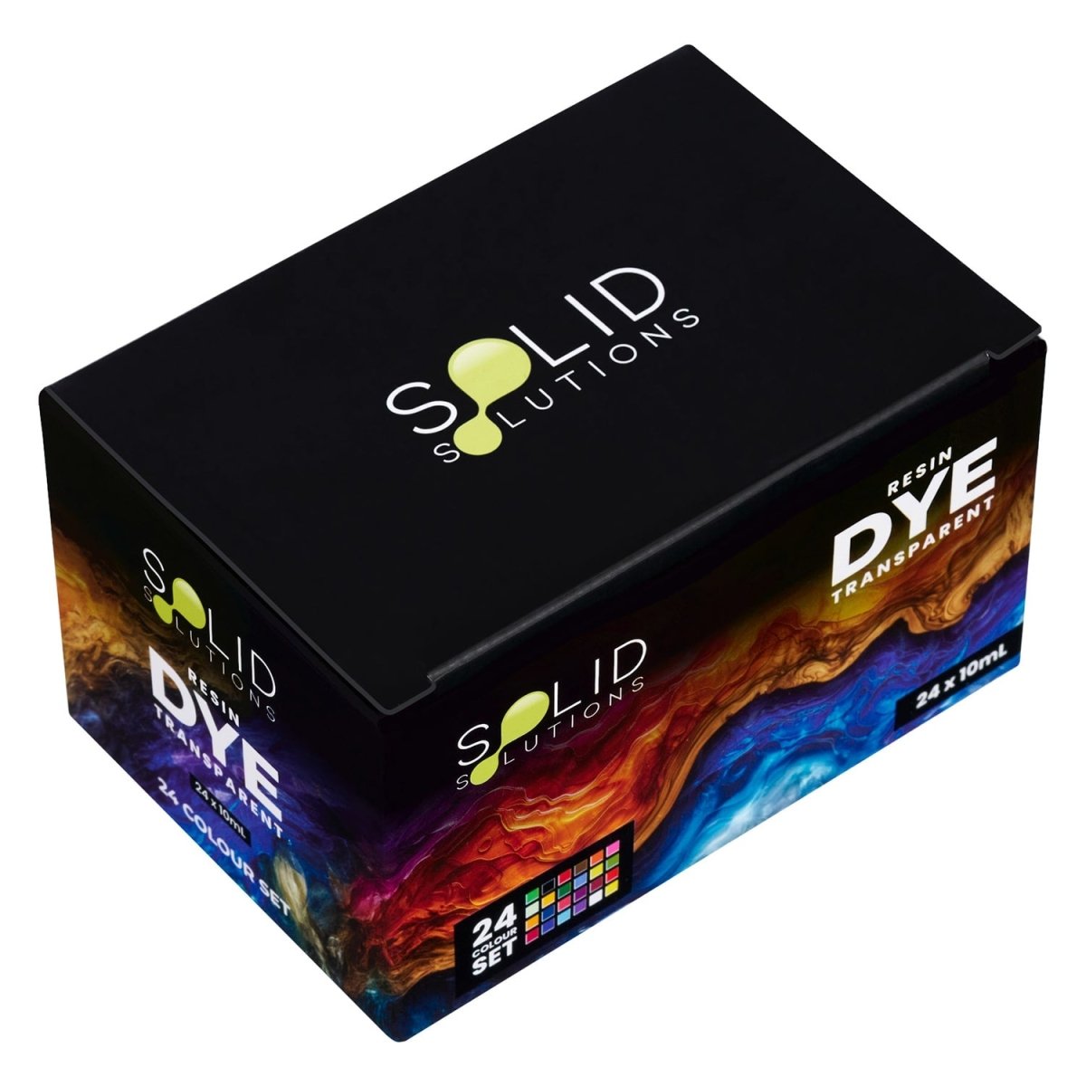 Transparent Dye Set of 24 – Solid Solutions