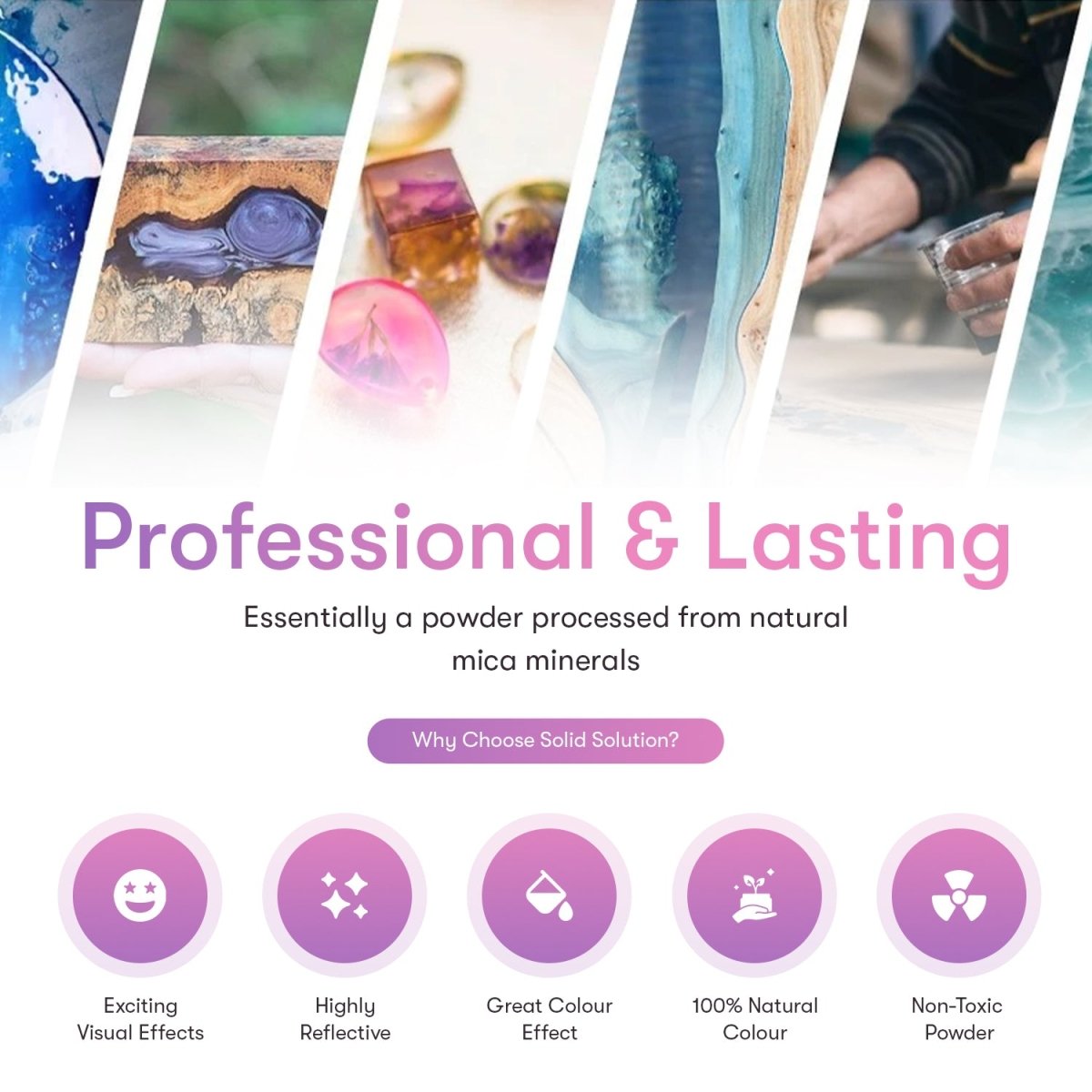 Mica Powder | Iridescent Berry – Solid Solutions