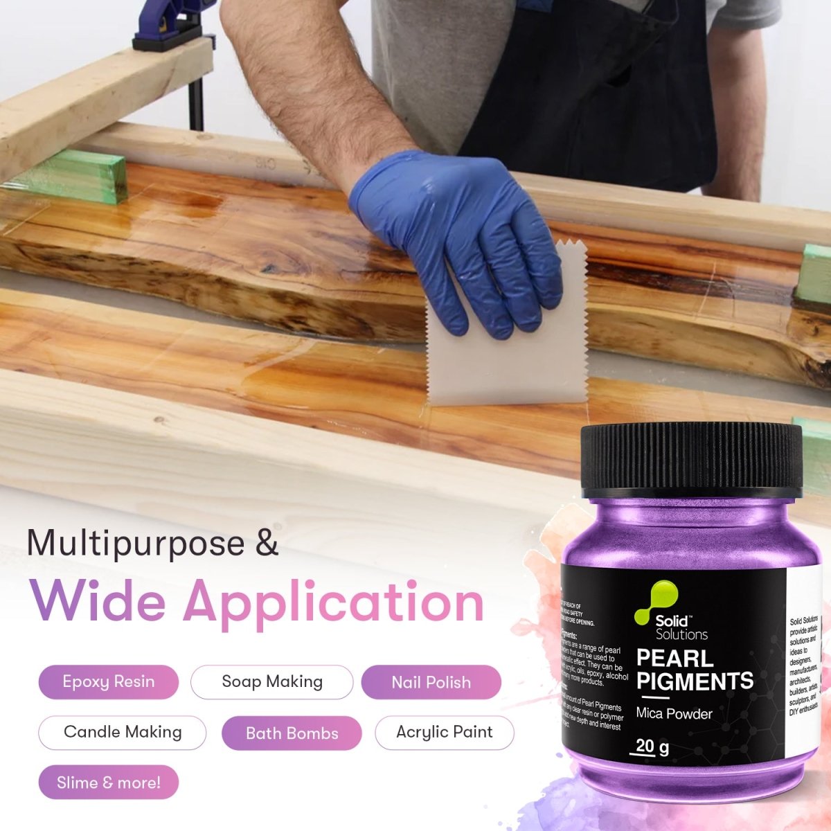 Mica Powder | Lilac – Solid Solutions