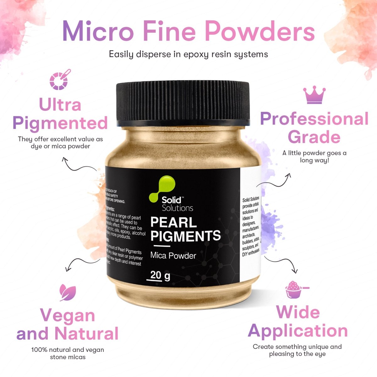 Mica Powder | Synstar Gold – Solid Solutions