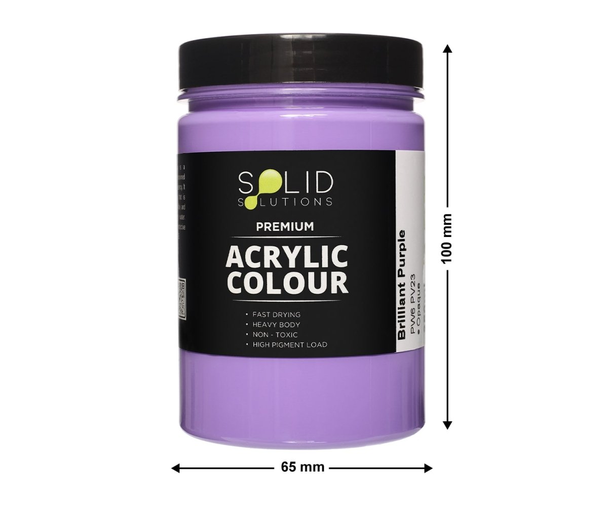 Acrylic Paint | Brilliant Purple - 250ml – Solid Solutions