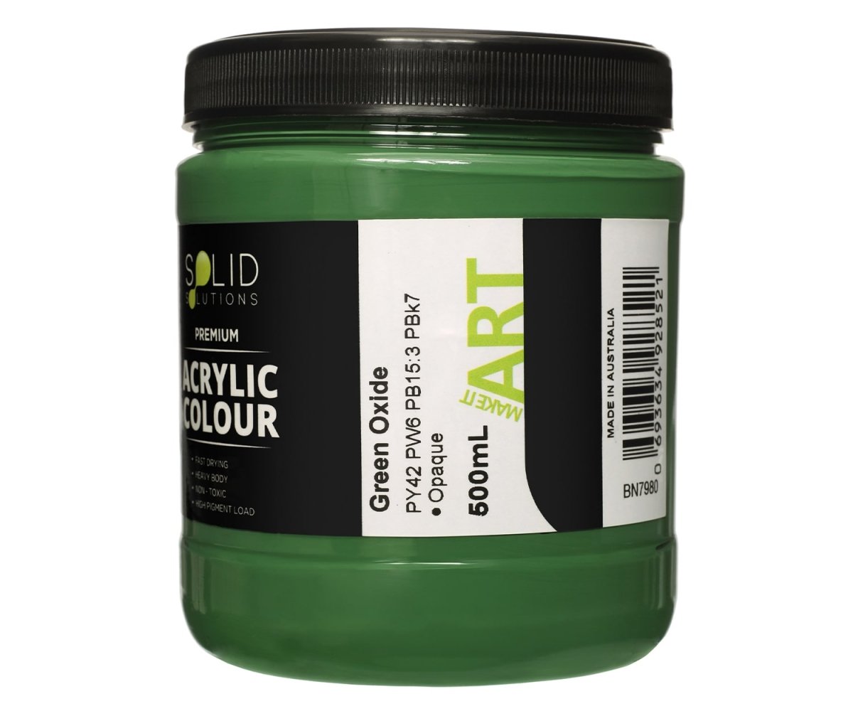 Acrylic Paint | Green Oxide - 500ml – Solid Solutions
