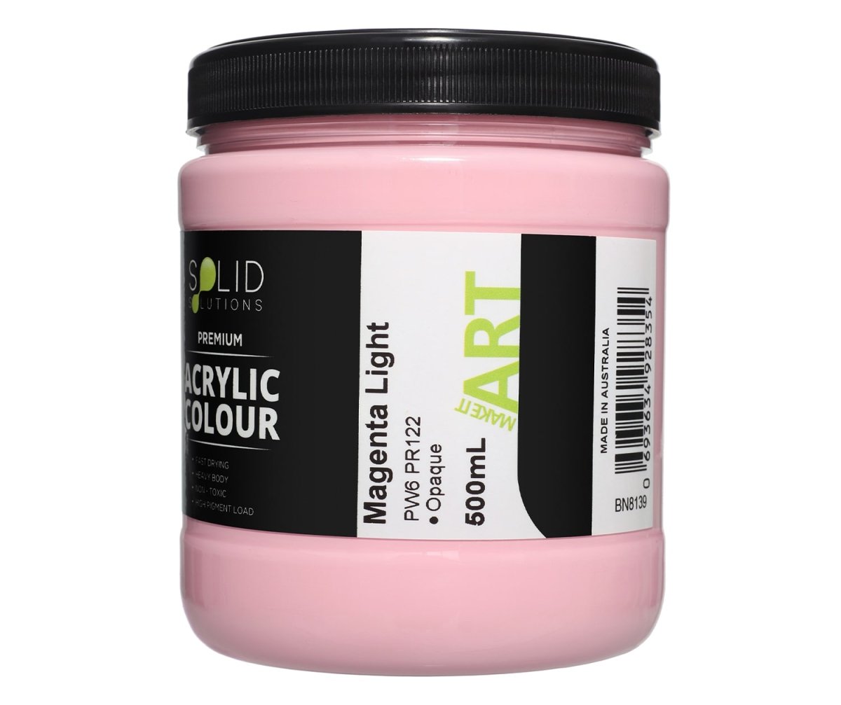 Acrylic Paint | Magenta Light - 500ml – Solid Solutions