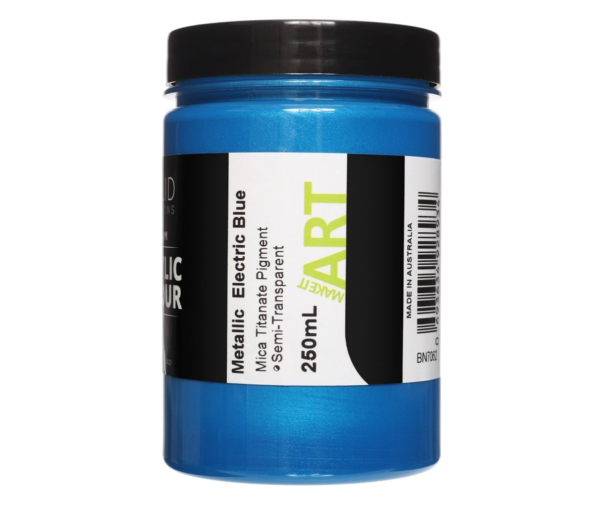 Acrylic Paint | Metallic Electric Blue - 250ml – Solid Solutions