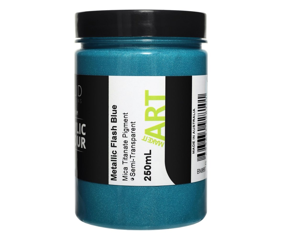 Acrylic Paint | Metallic Flash Blue - 250ml – Solid Solutions