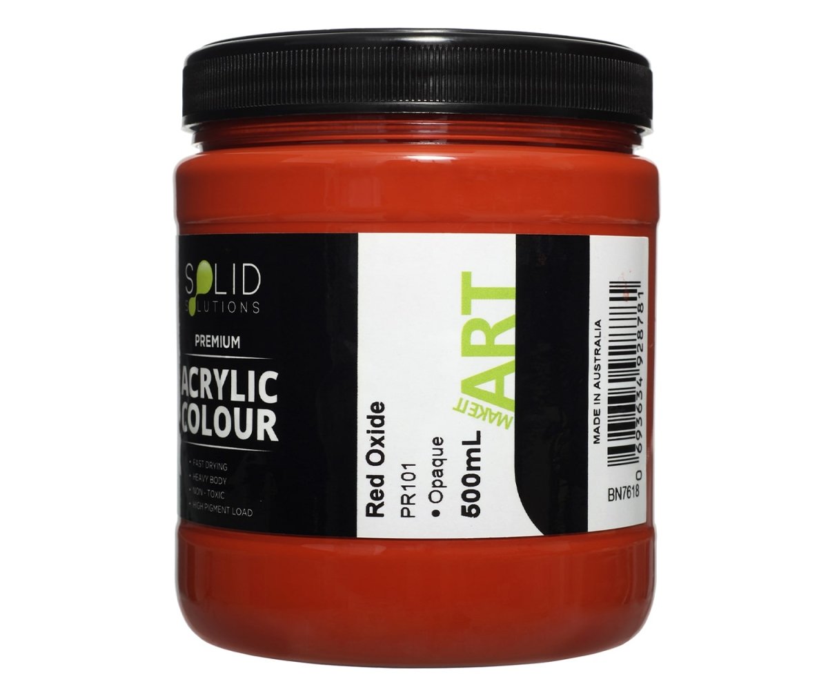 Acrylic Paint | Red Oxide - 500ml – Solid Solutions