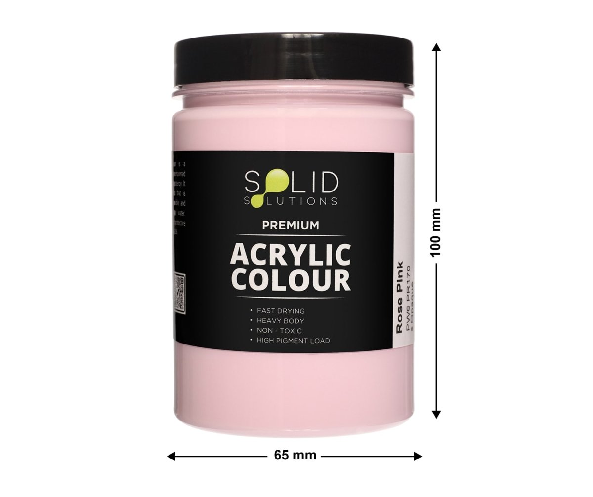 Acrylic Paint | Rose Pink - 250ml – Solid Solutions
