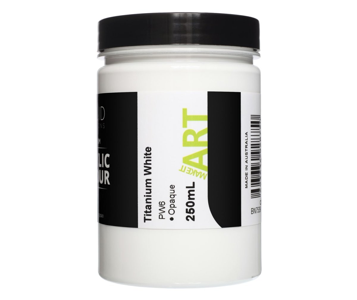 Solid Solutions Acrylic Paint | Titanium White - 250ml